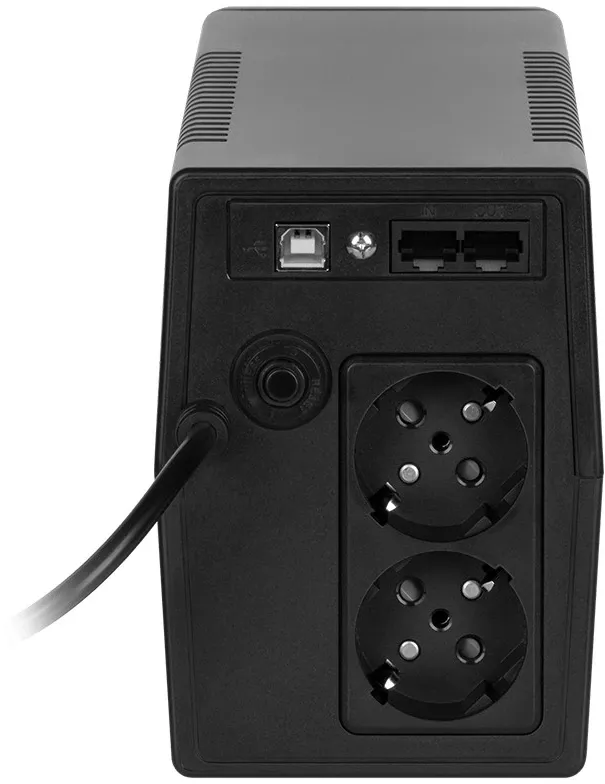 UPS Offline Rebel Nanopower Plus 1000 Afisaj LCD 1000VA 600W Negru rb-4025