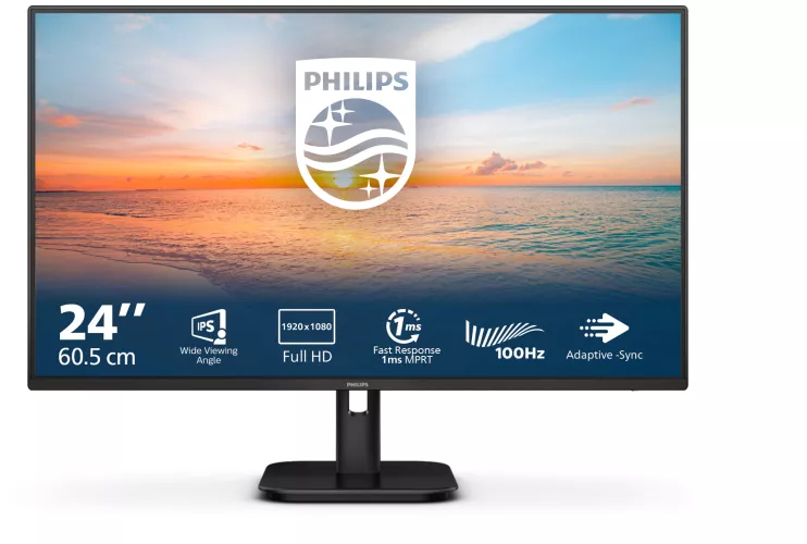 Monitor Philips LED 24E1N1100A/00 IPS 23.8" FHD 100Hz 1ms MPRT HDMI ...