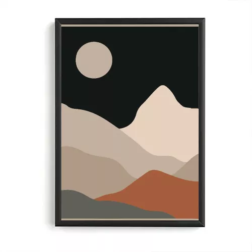 Tablou abstract model Arta Abstracta - 11 Natur 60 x 90 cm 1001719 ...