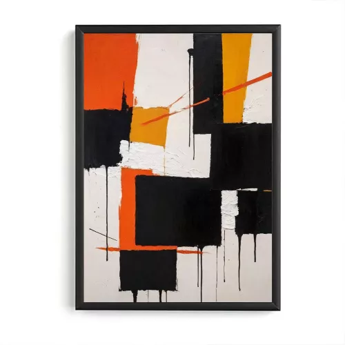 Tablou abstract model Modern Painting - 20 Alba 60 x 90 cm 1001975 ...