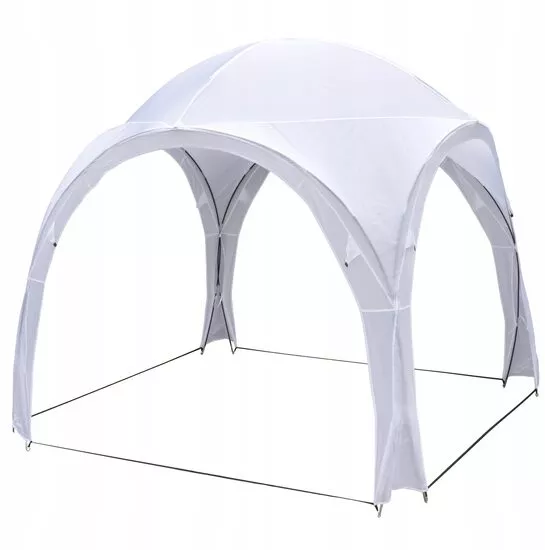 Pavilion pentru gradina/comercial pliabil alb 3.2x3.2x2.5 m Jumi OM ...