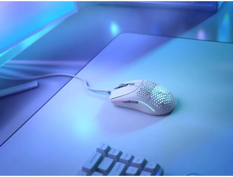 Mouse Gaming Glorious PC Gaming Race Model O 2 White GLO-MS-OV2-MW ...