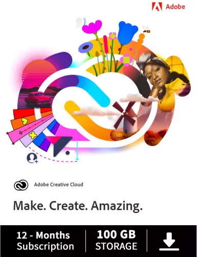 Adobe Creative Cloud 100 GB MacOS/Windows All Apps 1 An Binding Account ADBCC1AN - domo.ro