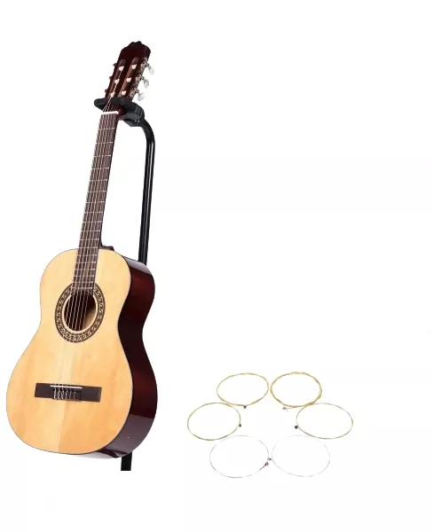 Chitara clasica din lemn 95 cm IdeallStore® set de corzi incluse clasic - domo.ro