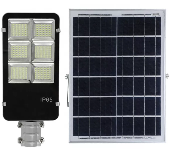 Lampa solara LED cu telecomanda si suport prindere 300W MRKT11166