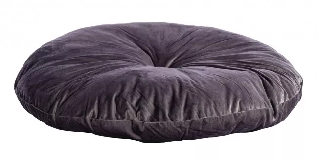 Set 4 perne podea catifea gri Artemis 90 cm 0463711 - domo.ro