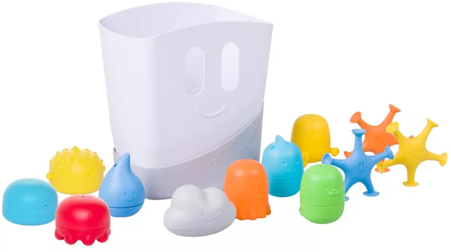 Set cadou jucarii de baie si cosulet Ubbi rtdn_224877115 - domo.ro