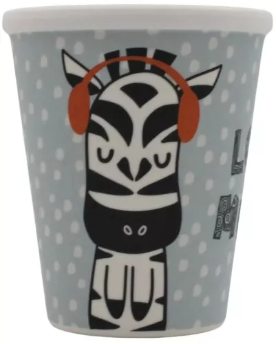 Pahar party melamina zebra 250 ml hggo_95215580 - domo.ro