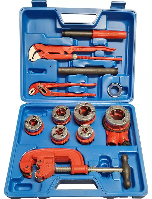 Trusa filiere pentru teava 1/4 - 11/4 6 capete filiere 84918 - domo.ro