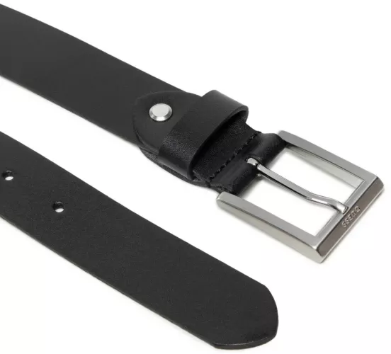 Curea din piele Guess Adjustable & Revesible Belt BM7545 105 Negru ...