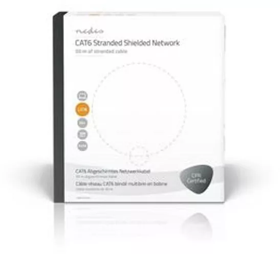 Rola cablu de retea - CAT6 - Torsadat - F/UTP - Cupru - 50.0 m ...