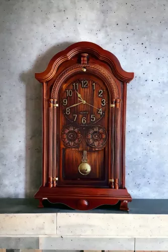 Ceas perete vintage cu pendul 62 cm 4122 - domo.ro