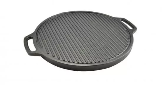 Placa gratar fonta rotunda 2 fete 44.5 cm Perfect Home 12972 - domo.ro