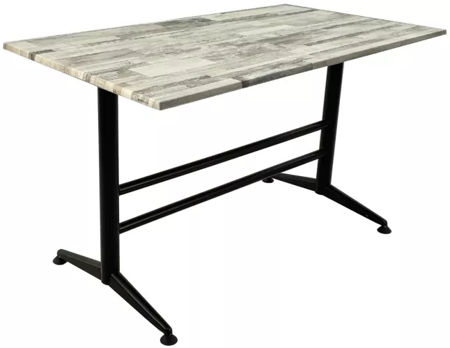 Masa de bar exterior/interior dreptunghiulara Raki White Block ...