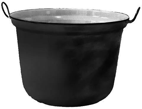 Ceaun emailat caldare cu manere 60 L 254119 - domo.ro