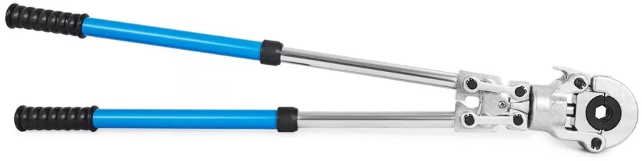 Cleste sertizare pentru tevi V 12-28 mm TH 16-32 mm rotire cap 360 ...