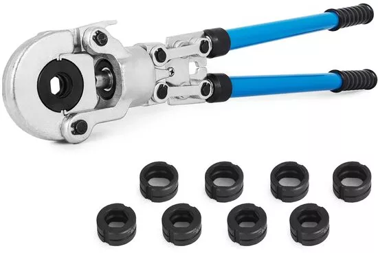 Cleste sertizare pentru tevi V 12-28 mm TH 16-32 mm rotire cap 360 ...