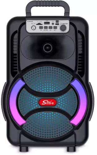 Boxa portabila cu microfon ZQS8166 60W PMPO BT/FM/USB 3000mAh MRKT11397 ...