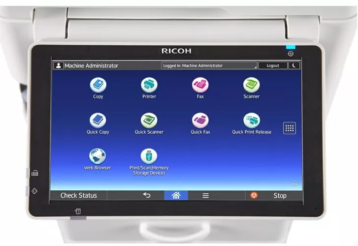 Imprimanta multifunctionala laser monocrom Ricoh MP305+ SPF format A4 ...