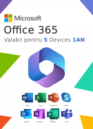 Office 365 Account 5 Devices 1 Year PC Mac Android iOS OFF3655D1YMD ...