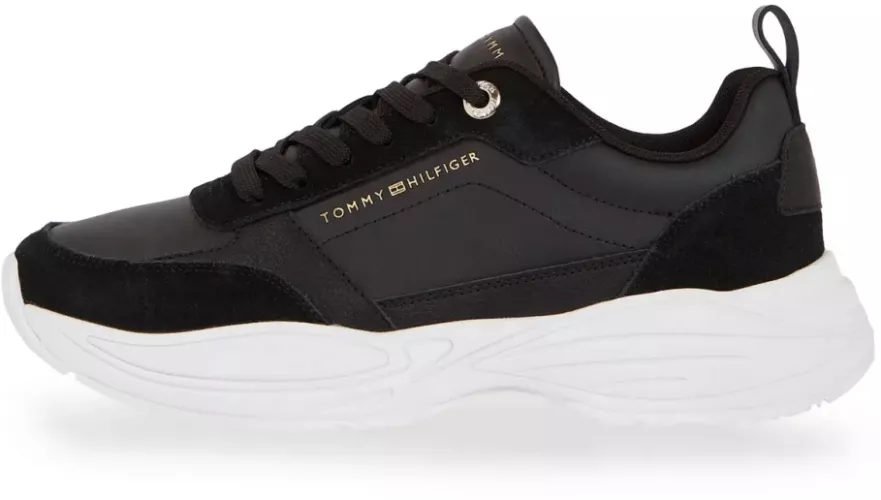 Sneakers Tommy Hilfiger Essential Lthr Runner FW0FW07587 40 EU Negru ...