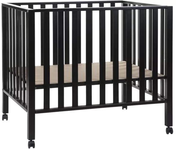 Tarc Childhome 94 cu roti 75x95 cm Lemn Black