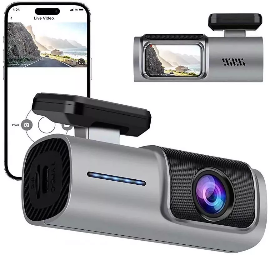 Camera auto smart WiFi 2.5K UHD IPS Unghi filmare 140 ° Rezolutie ...
