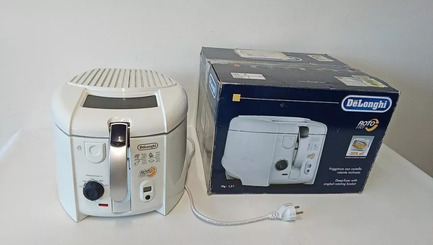 Friteuza De Longhi F28533.W1 Roto Fryer 1800W alba - SECOND B00BBBGAH4 ...