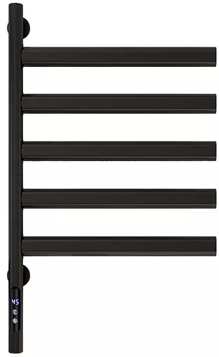 Port-prosop electric TRENDYS 42 x 66 cm digital negru mat cu 5 brate ...