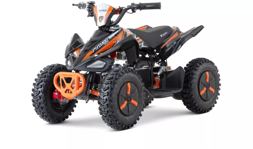 ATV electric NITRO ECO Python 1000W 36V cu 3 Viteze culoare portocalie - domo.ro