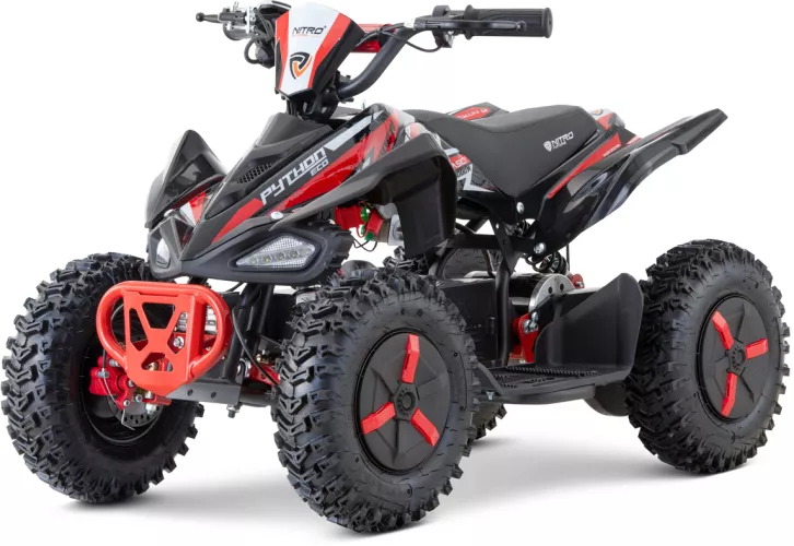 ATV electric NITRO ECO Python 1000W 36V cu 3 Viteze culoare rosie 01769_vy0vyj - domo.ro