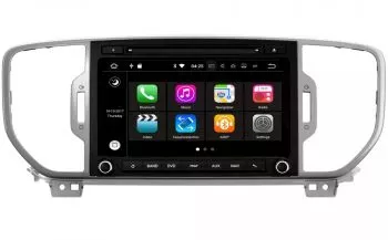 Navigatie dedicata caraudiomarket Android Kia Sportage 2016-2018 platforma S190 - domo.ro