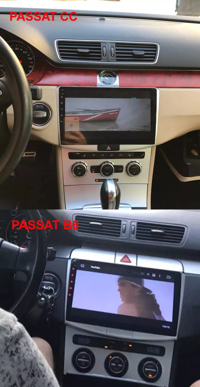 Sistem gps VW Passat B6 B7 CC ecran de 10inch cu sistem Android 10 4+64GB - domo.ro