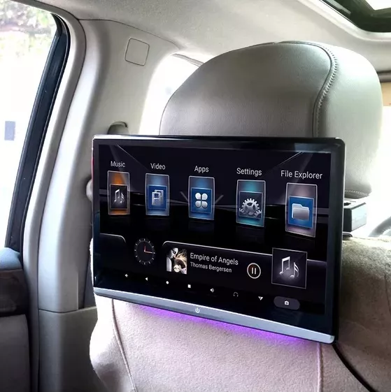 Monitor smart tetiera cu Android 10 - ecran tactil de 12.5 inch IPS ...