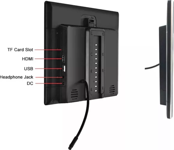Monitor smart tetiera cu Android 10 - ecran tactil de 12.5 inch IPS ...