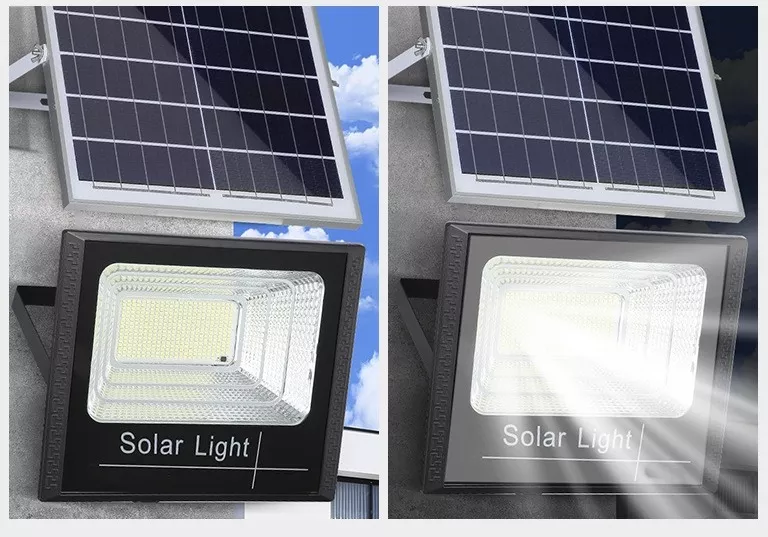 Proiector LED SMD 800W cu incarcare solara Flippy panou solar cu ...