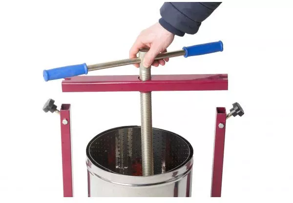 Teasc/Presa Manuala pentru Struguri fara Picioare din Inox Volum 15L si