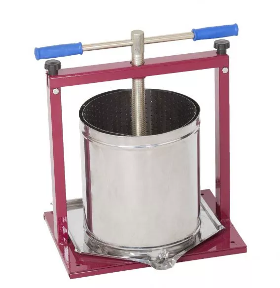 Teasc/Presa Manuala pentru Struguri fara Picioare din Inox Volum 15L si
