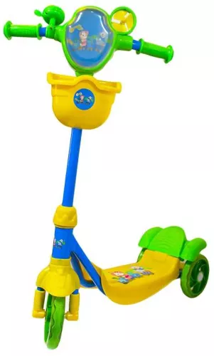 Trotineta cu desene cadru metal acces. plastic 72 cm RB3636 - domo.ro