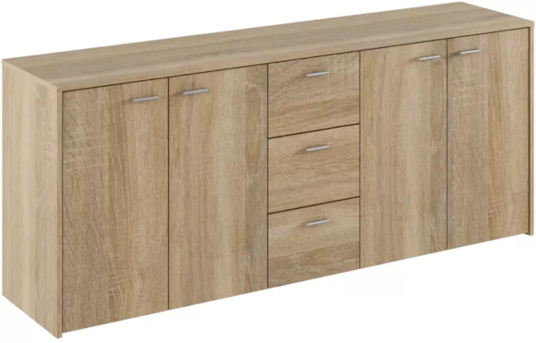 Comoda PAL stejar sonoma Hugos 180x42x74.5 cm 0000382130 - domo.ro