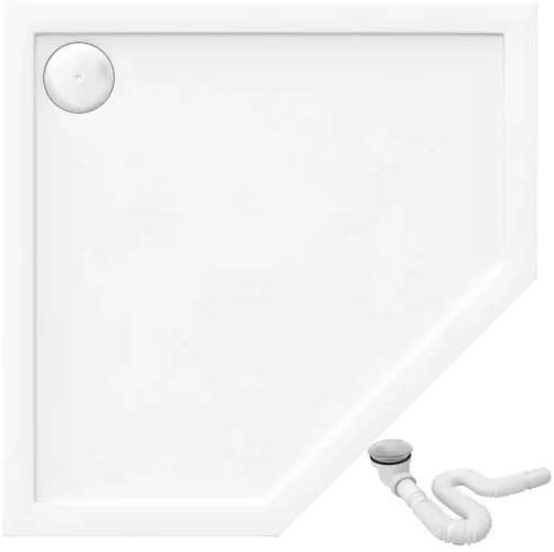 Cadita de dus Diamond 90x90 Alb REA-K6522 - domo.ro