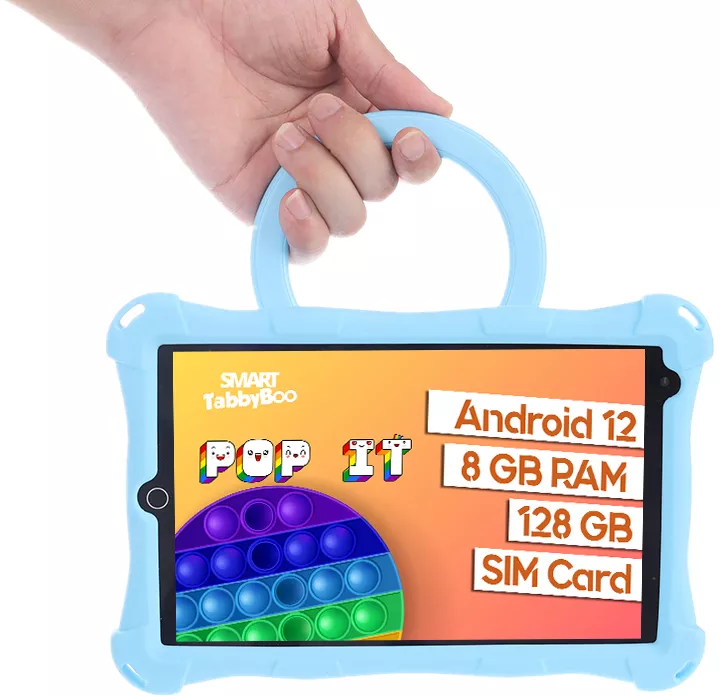 Set tableta copii SMART TabbyBoo Popit 128GB 8GB RAM SIM card si Wi-Fi ...