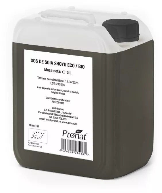 Sos de soia Shoyu bio 5L Pronat PRN14137 - domo.ro
