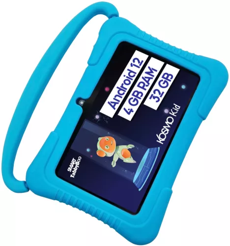 Tableta copii SMART TabbyBoo Kosmo KID 2024 32GB 4GB RAM albastru ...