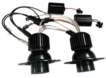 Set 2 Led Marker 80W E90 LCI Facelift X5 E70 fara xenon din fabrica ...