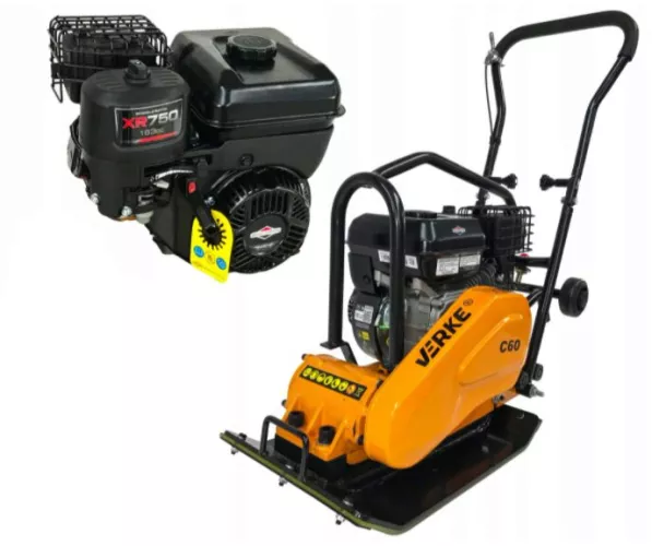 Placa compactoare vibranta 51cm x 37cm 5km 25 cm/s motor BRIGGS ...