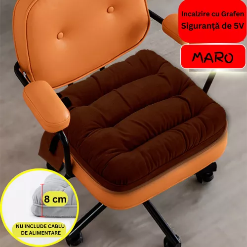 Perna Electrica din Grafen cu incalzire USB pentru Scaun Birou sau ...