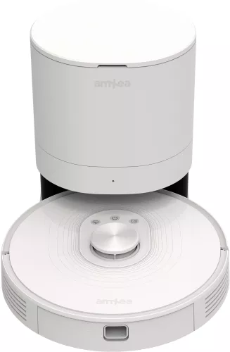 Aspirator robot amXea L8+ Alb colector de praf automat extern 1900-2700Pa