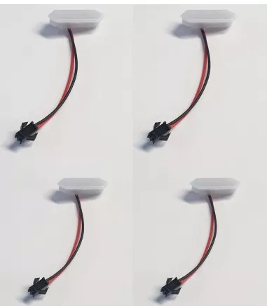 Set 4 leduri lumini de zi DRL pentru grila radiator Ford Ranger T7 2015 ...