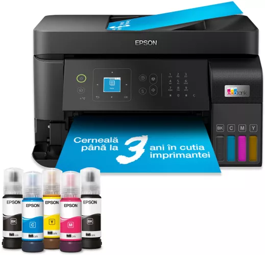 Multifunctionala Epson EcoTank L5590 InkJet CISS Color Format A4 Retea ...